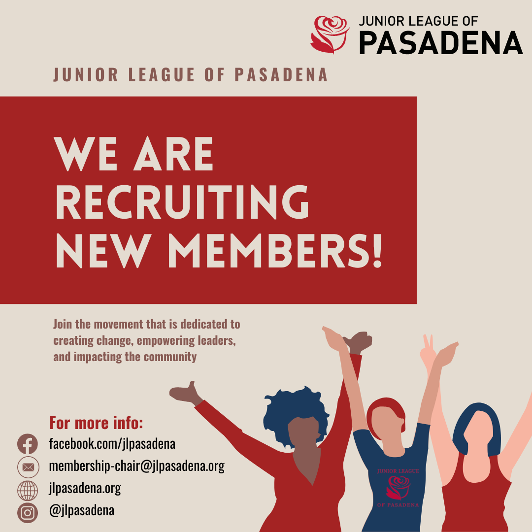 2024- 2025 New Member Recruitment - The Junior League of Pasadena